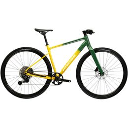 KROSS Gravelbike "Gravelbike Esker Flatbar gr&uuml;n 10 G&auml;nge", 46cm, 28 Zoll (71,12cm) hinten: 28 Zoll (71,12cm), gr&uuml;n, Fahrr&auml;der