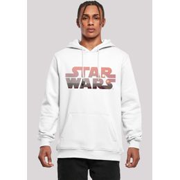 F4NT4STIC Herren Kapuzenpullover "Star Wars Tatooine Logo", wei&szlig;, Gr. XS, Obermaterial: 65% Baumwolle, 35% Polyester, Pullover, Print