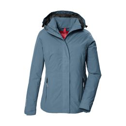 Killtec Damen Funktionsjacke "KOS 362 WMN JCKT", blau, Gr. 46, Oberstoff: 100% Polyester, Futter: 100% Polyester, Jacken, Wasser- und winddicht,