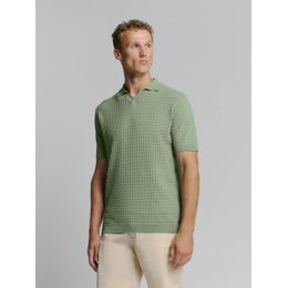 NO EXCESS Herren T-Shirt "NO EXCESS Poloshirt mit kurzen &Auml;rmeln", gr&uuml;n, Gr. M, 80% Baumwoll, 20% Polyamid, Shirts