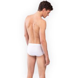 Mey Herren Slip "Noblesse", Gr. L, weiß, Feinripp, Obermaterial: 100% Baumwolle, unifarben, Unterhosen, Ohne auftragende Seitennähte