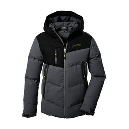Killtec Jungen Steppjacke "KOW 376 BYS QLTD JCKT", grau, Gr. 128, Oberstoff: 100% Polyester, Futter: 100% Polyester, Wattierung: 100% Polyester,