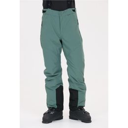 WHISTLER Herren Skihose "Drizzle", grün, Gr. M, unifarben, 100% Polyester, Hosen, mit wasserabweisenden Eigenschaften und funktionalen Features