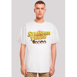 F4NT4STIC Herren T-Shirt "Stranger Things Comic Heads", wei&szlig;, Gr. XL, Obermaterial: 100% Baumwolle, Shirts, Premium Qualit&auml;t