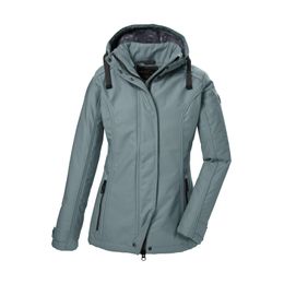 G.I.G.A. by Killtec Damen Softshelljacke "GW 23 WMN SFTSHLL JCKT", gr&uuml;n, Gr. 40, G.I.G.A. DX BY KILLTEC, Oberstoff: Oberseite: 100% Polyester, R&uuml;ckseite: 100% Polyester,