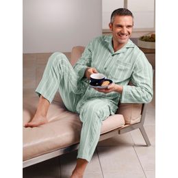 COMTE Herren Schlafanzug, Gr. 44, gr&uuml;n, 100% Baumwolle, Homewear-Sets