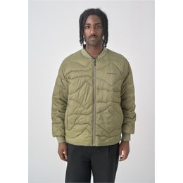 Cleptomanicx Herren Outdoorjacke "All Season Jacket Liner", gr&uuml;n, Gr. L, kariert, 100% Polyamid, Jacken, Locker geschnitten