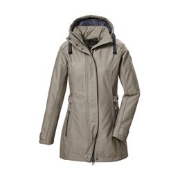 G.I.G.A. by Killtec Damen Softshellparka "GW 22 WMN SFTSHLL PRK", grau, Gr. 40, G.I.G.A. DX BY KILLTEC, Oberstoff: Oberseite: 100% Polyester, R&uuml;ckseite: 100% Polyester,