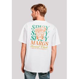 F4NT4STIC Damen T-Shirt "Spicy Margarita Social Club", wei&szlig;, Gr. XXL, Obermaterial: 100% Baumwolle, Shirts, Premium Qualit&auml;t
