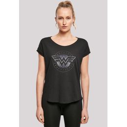 F4NT4STIC Damen T-Shirt "Wonder Woman Star Shield'", schwarz, Gr. L, Obermaterial: 100% Baumwolle, Shirts, Print