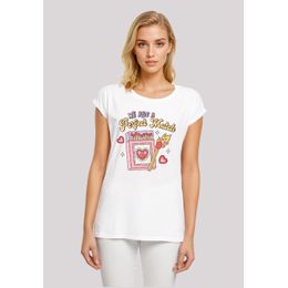F4NT4STIC Damen T-Shirt "We Are A Perfect Match Love", wei&szlig;, Gr. M, Obermaterial: 100% Baumwolle, Shirts, Premium Qualit&auml;t