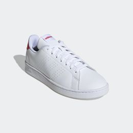 Herren Sneaker "ADVANTAGE", adidas Sportswear, Gr. 41, weiß, Synthetik, Schuhe, Design auf den Spuren des adidas Stan Smith