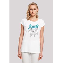 F4NT4STIC Damen T-Shirt "Bambi Great Love Story", wei&szlig;, Gr. 5XL, Obermaterial: 100% Baumwolle, Shirts, Damen,Premium Merch,Regular-Fit,Kurze