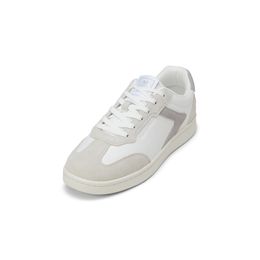 Marc O'Polo MARC O'POLO Herren Sneaker "aus hochwertigem Rindleder", Gr. 40, wei&szlig;, Obermaterial: 100% Leder, unifarben, Schuhe