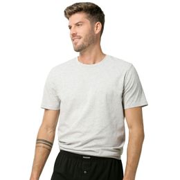Bruno Banani Herren T-Shirt, schwarz, grau-meliert, weiß, Größe XL