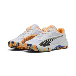 Puma Herren Sneaker "NOVA Court Padelschuhe Erwachsene", Gr. 37, weiß, Obermaterial: Textil, Synthetik; Futter: Textil; Innensohle: Textil;