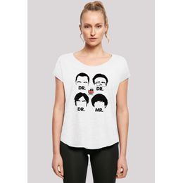 F4NT4STIC Damen T-Shirt "Big Bang Theory TV Serie Doctors And Mr", wei&szlig;, Gr. S, Obermaterial: 100% Baumwolle, Shirts, Print