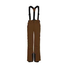 Killtec M&auml;dchen Skihose "KSW 128 BYS SKI PNTS", braun, Gr. 152, Oberstoff: 100% Polyester, Futter: 100% Polyester, Wattierung: 100% Polyester