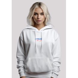 F4NT4STIC Damen Kapuzenpullover "Spread The Love Valentinstag Streetwear Front", wei&szlig;, Gr. XXL, Obermaterial: 65% Baumwolle, 35% Polyester, Pullover,