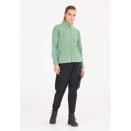 WHISTLER Damen Fleecejacke "Cocoon", gr&uuml;n, Gr. 42, unifarben, 100% Polyester, Jacken, mit praktischem Tunnelzug