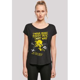 F4NT4STIC Damen T-Shirt "Looney Tunes Tweety Pie More Puddy Tats", schwarz, Gr. XS, Obermaterial: 100% Baumwolle, Shirts, Print