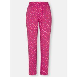 w&auml;schepur w&auml;schepur Damen Schlafanzug-Hose, fuchsia-bedruckt, Gr&ouml;&szlig;e 48/50