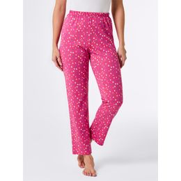 w&auml;schepur w&auml;schepur Damen Schlafanzug-Hose, fuchsia-bedruckt, Gr&ouml;&szlig;e 52/54