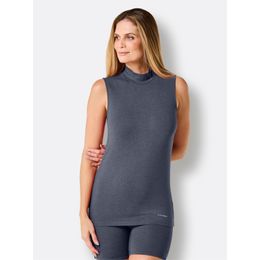 wäschepur wäschepur Damen Achseltop, marine + dunkelrot, Größe 42