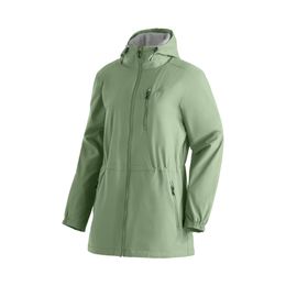 Maier Sports Damen Parka "ArorA Loop W", grün, Gr. 44, 100% Polyester, Jacken, Damen Jacke wasserdicht, Outdoorjacke, 3 Taschen außen + Innentasche