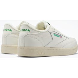 Reebok CLASSIC Mädchen Sneaker "CLUB C", Gr. 34,5, weiß, Synthetik, Schuhe