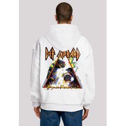 F4NT4STIC Herren Kapuzenpullover "Def Leppard Hysteria", wei&szlig;, Gr. XL, Obermaterial: 100% Baumwolle, Pullover, Premium Qualit&auml;t
