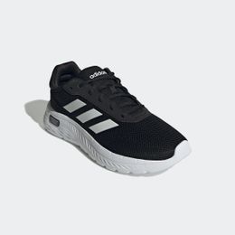 Herren Walkingschuh "CLOUDFOAM COMFY", adidas Sportswear, Gr. 45, schwarz-weiß, Synthetik, Textil, Schuhe