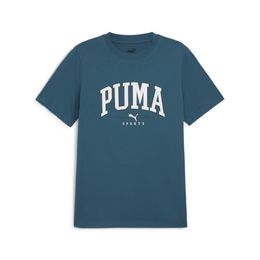 Puma Herren T-Shirt "SQUAD BIG GRAPHIC TEE", grün, Gr. S, unifarben, Jersey, Obermaterial: 100% Baumwolle, Shirts