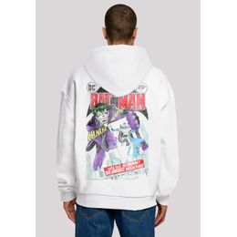 F4NT4STIC Herren Kapuzenpullover "Batman Joker Playing Card Cover", wei&szlig;, Gr. S, Obermaterial: 100% Baumwolle, Pullover, Print