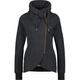 alife and kickin ALIFE & KICKIN Damen Sweatjacke "Damen MerylAK A", grau, Gr. XS, 50% Baumwolle, 50% Polyester, Sweatjacken