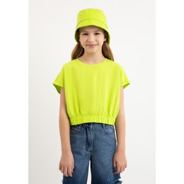 Gulliver M&auml;dchen Tanktop, gr&uuml;n, Gr. 158, unifarben, 95% Baumwolle, 5% Elasthan, Tops, mit Rundhalsausschnitt