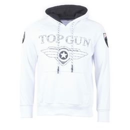 Top Gun Damen Kapuzenpullover "Defend TG20193010", wei&szlig;, Gr. M, Obermaterial: 65% Baumwolle, 35% Polyester, Pullover