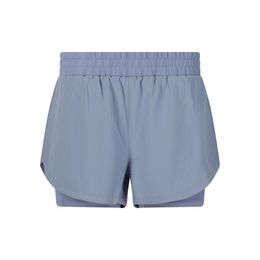Endurance Damen Shorts "Yarol", grau, Gr. 44, unifarben, 90% Polyester, 10% Elasthan, Hosen, mit praktischer 2-in-1-Funktion