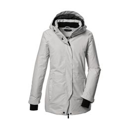 Killtec Damen Parka "KOW 93 WMN PKR", grau, Gr. 38, Oberstoff: 100% Polyester, Futter: 100% Polyamid, Wattierung: 100% Polyester (recycelt), Jacken,