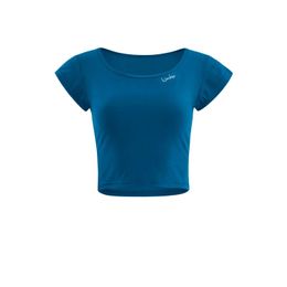 WINSHAPE Damen Crop-Top "AET137LS", gr&uuml;n, Gr. M, 85% Polyester, 15% Elasthan, Tops, Functional Light and Soft Cropped