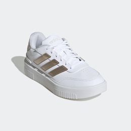 Damen Sneaker "COURTBLOCK BOLD", adidas Sportswear, Gr. 40, weiß, Synthetik, Schuhe