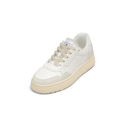 Marc O'Polo MARC O'POLO Damen Sneaker "aus hochwertigem Rindleder", Gr. 36, wei&szlig;, Obermaterial: 100% Leder, unifarben, Schuhe