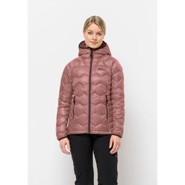 Jack Wolfskin Damen Daunenjacke "ALPSPITZE DOWN HOODY W", rosa, Gr. M, 1. OBERSTOFF: 100% POLYAMID 2. OBERSTOFF: 100% POLYAMID FUTTER: 100% POLYAMID