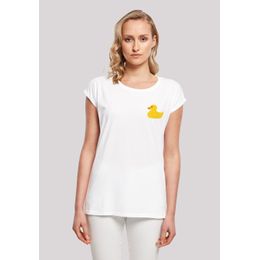 F4NT4STIC Damen T-Shirt "Yellow Rubber Duck SHORT SLEEVE", wei&szlig;, Gr. XL, Obermaterial: 100% Baumwolle, Shirts, Print