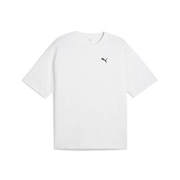 Puma Herren T-Shirt "WARDROBE ESS Boxy T-Shirt Herren", wei&szlig;, Gr. XL, clean, Obermaterial: 100% Baumwolle; Rippe: 80% Baumwolle, 20% Polyester, Shirts