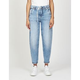 Gang Damen Weite Jeans "Gang Jeans Balloon 94VIA JOGGER", blau, Gr. 30, 79% Baumwolle, 19% Polyester, 2% Elasthan, Jeans
