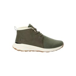 Jack Wolfskin Herren Schn&uuml;rschuh "CAMPFIRE CHAKKA MID M", Gr. 6,5, gr&uuml;n, Main Material Second Material 50% Wool; 50% Polyester Lining 100% Polyamide