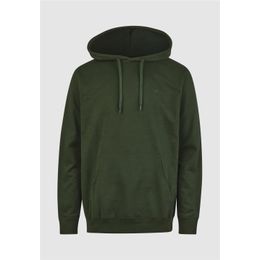 Cleptomanicx Herren Kapuzensweatshirt "Ligull", gr&uuml;n, Gr. S, meliert, 100% Baumwolle, Sweatshirts, mit lockerem Schnitt
