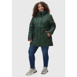 Ragwear Damen Wintermantel "Monadis Rainy II Intl.", grün, Gr. XXL, Oberstoff: 100% Polyester, Futter: 100% Polyester, Wattierung: 100% Polyester,