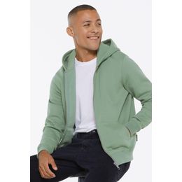 Harlem Soul Herren Kapuzensweatjacke, grün, Gr. XXXL, unifarben, Material: 65% Baumwolle, 35% Polyester, Sweatjacken, mit Baumwolle